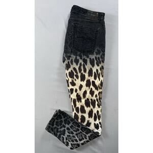R13 | Pants & Jumpsuits | R3 Alison Skinny Jeans In Black Faded Leopard ...